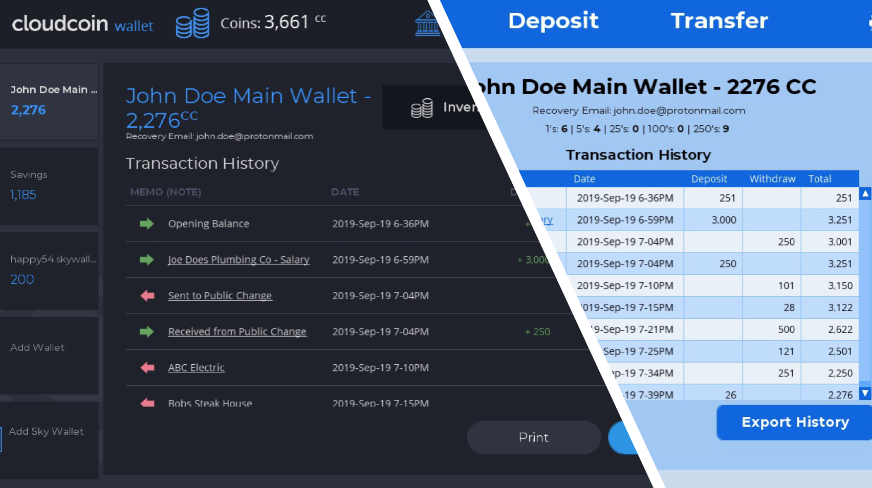 Best DApp CloudCoin Wallet / LIMITS ARE ONLY IN YOUR IMAGINATION