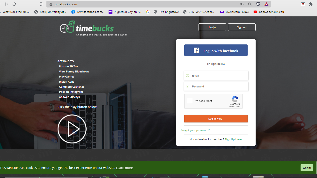 How to earn on Timebucks