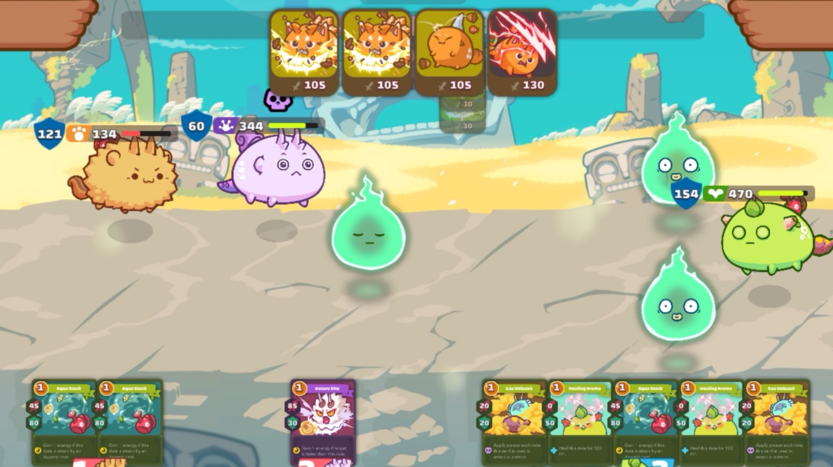 Axie infinity Semi Chops 1500MMR Gamevlog #4 Plant, Beast, Reptile