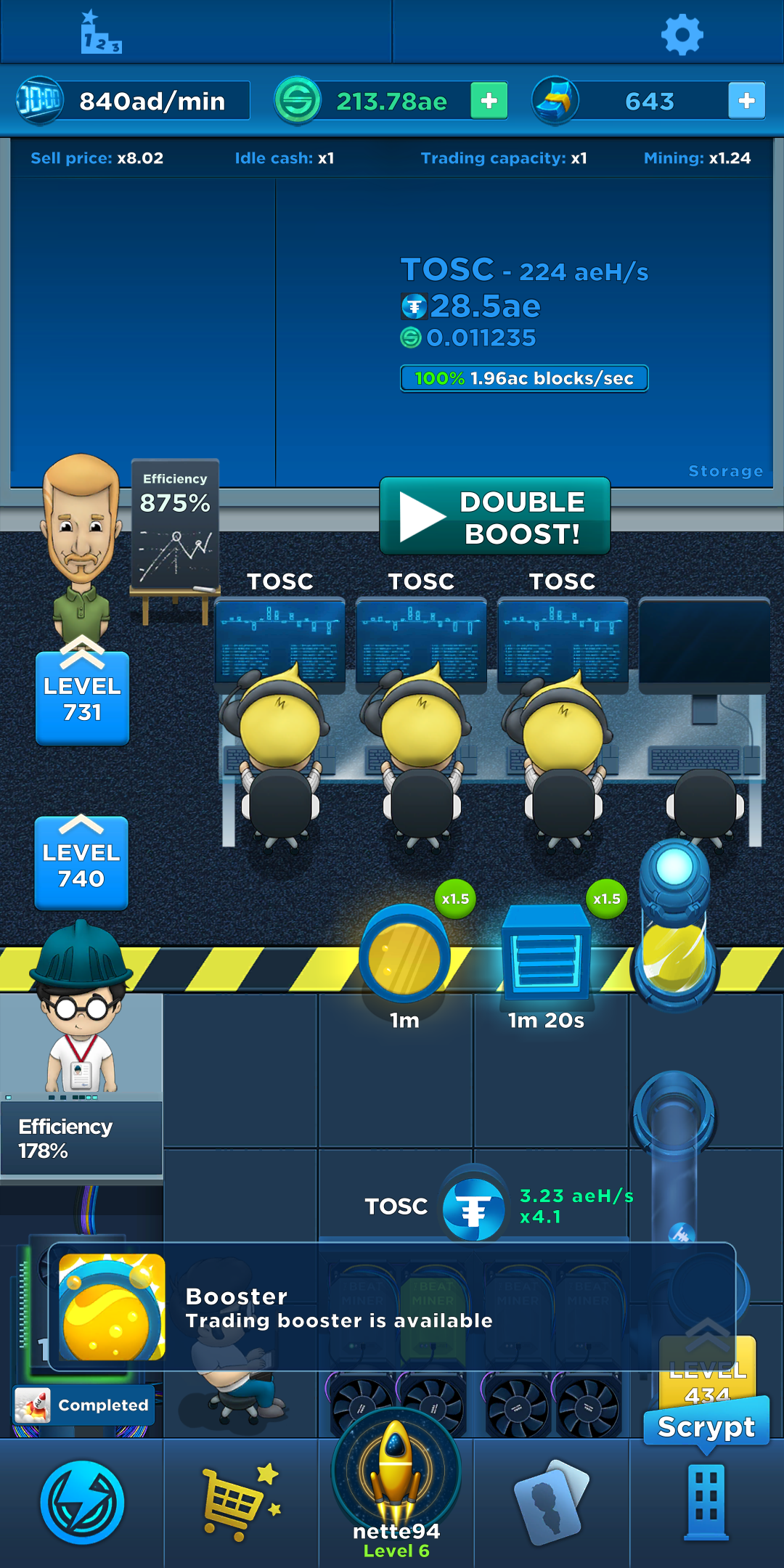 Crypto Idle Miner-Bitcoin Tycoon: Free Mining Game