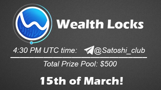 Wealth Locks x Satoshi Club AMA Recap from the 15th of March