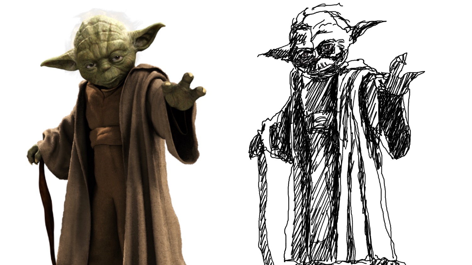 The Publish0X Yoda Speed Drawing Challenge.