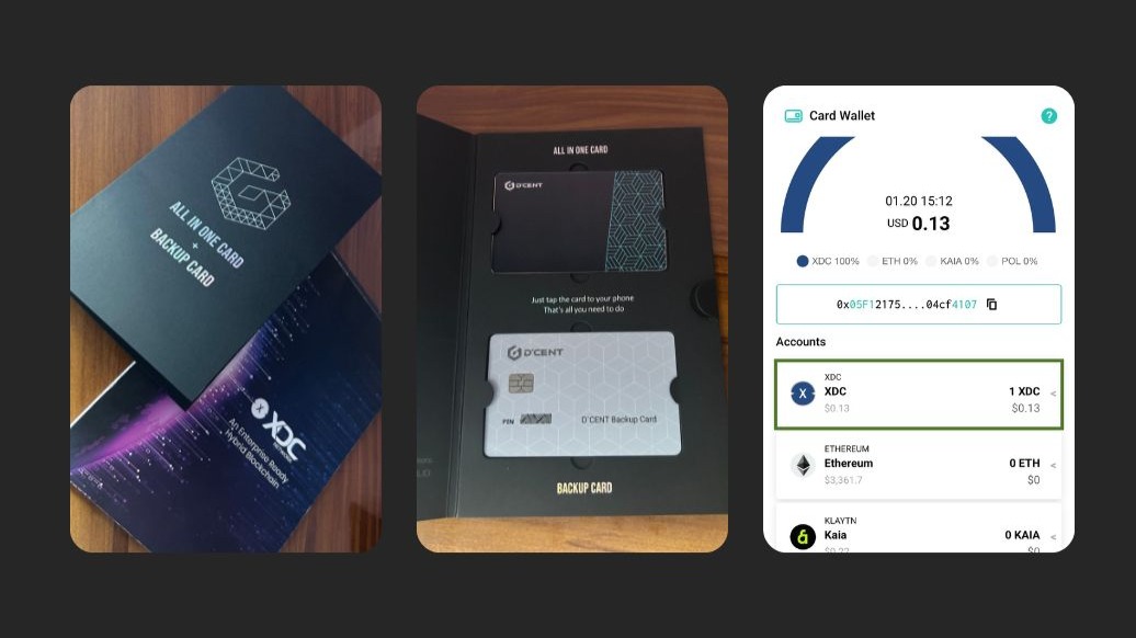 How to Use the All-in-One Wallet Card for XDC Network!
