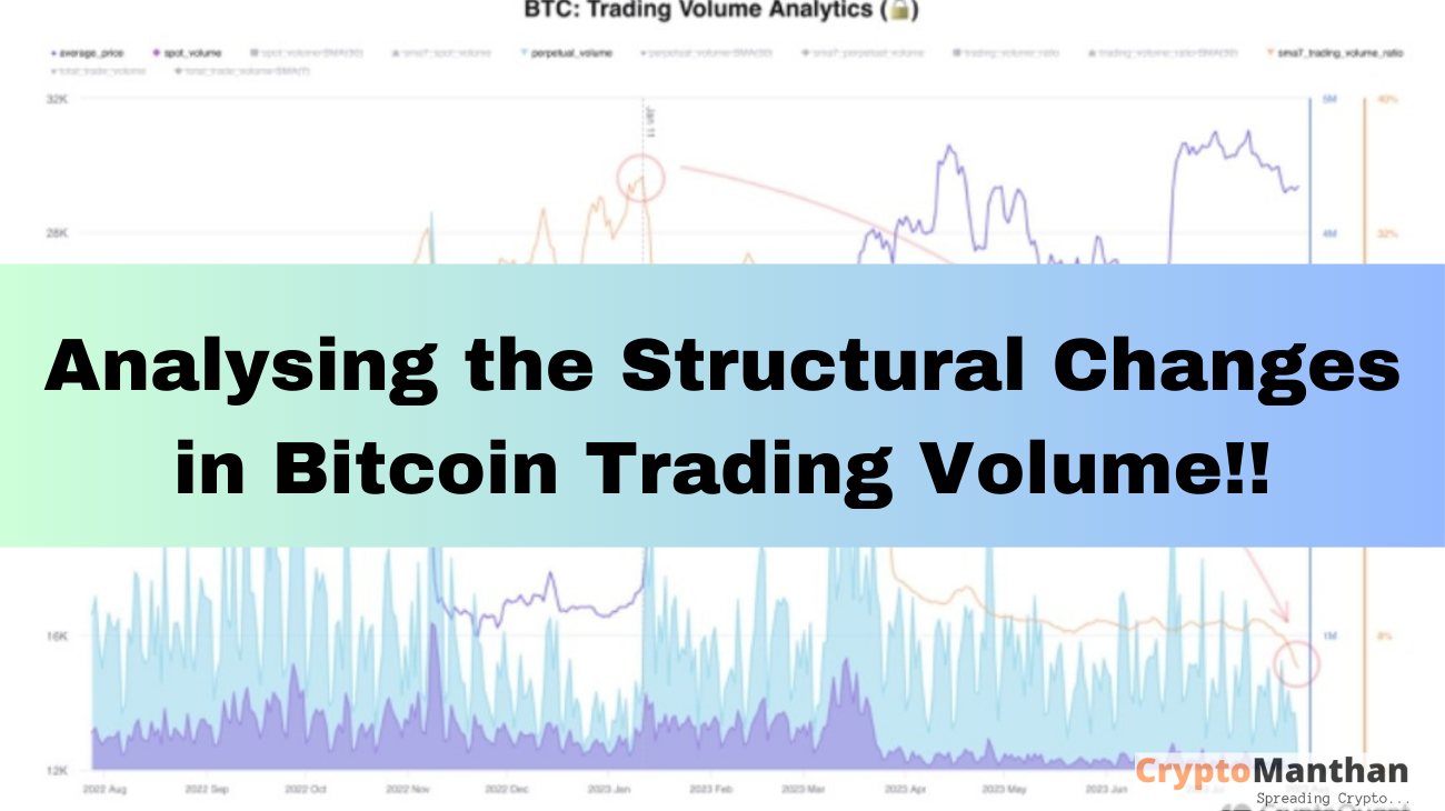 Analysing the Structural Changes in Bitcoin Trading Volume!