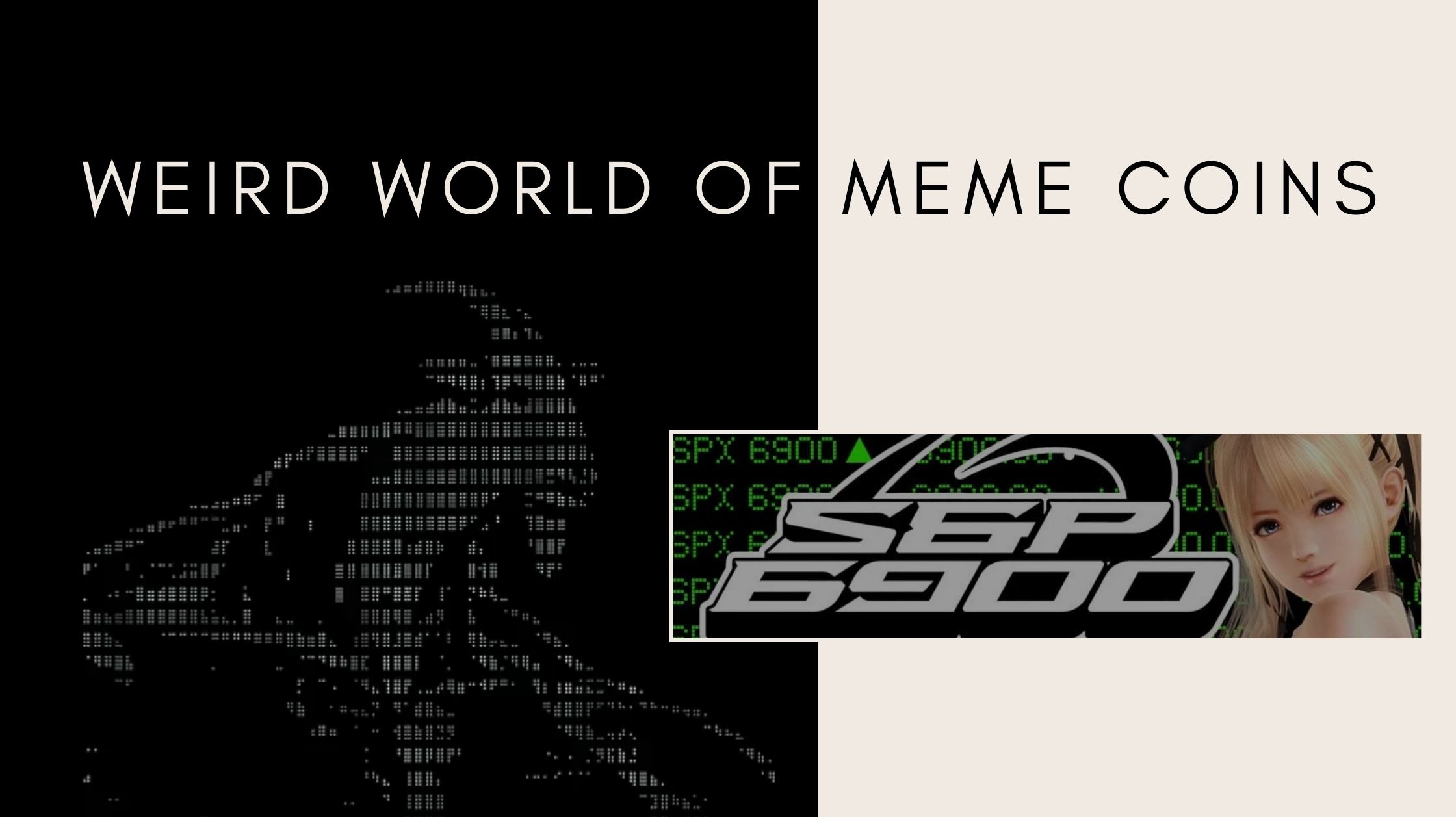 Weird World of Meme Coins: $SPX, $GOAT, $WIF