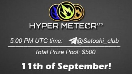 Hyper Meteor x Satoshi Club AMA Recap from 11th of September