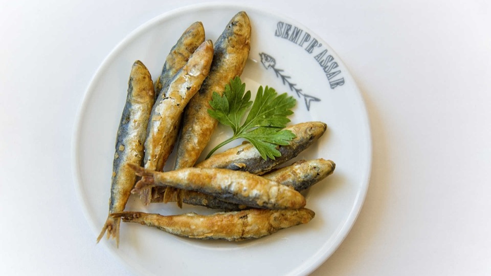 Fried sardines Porto