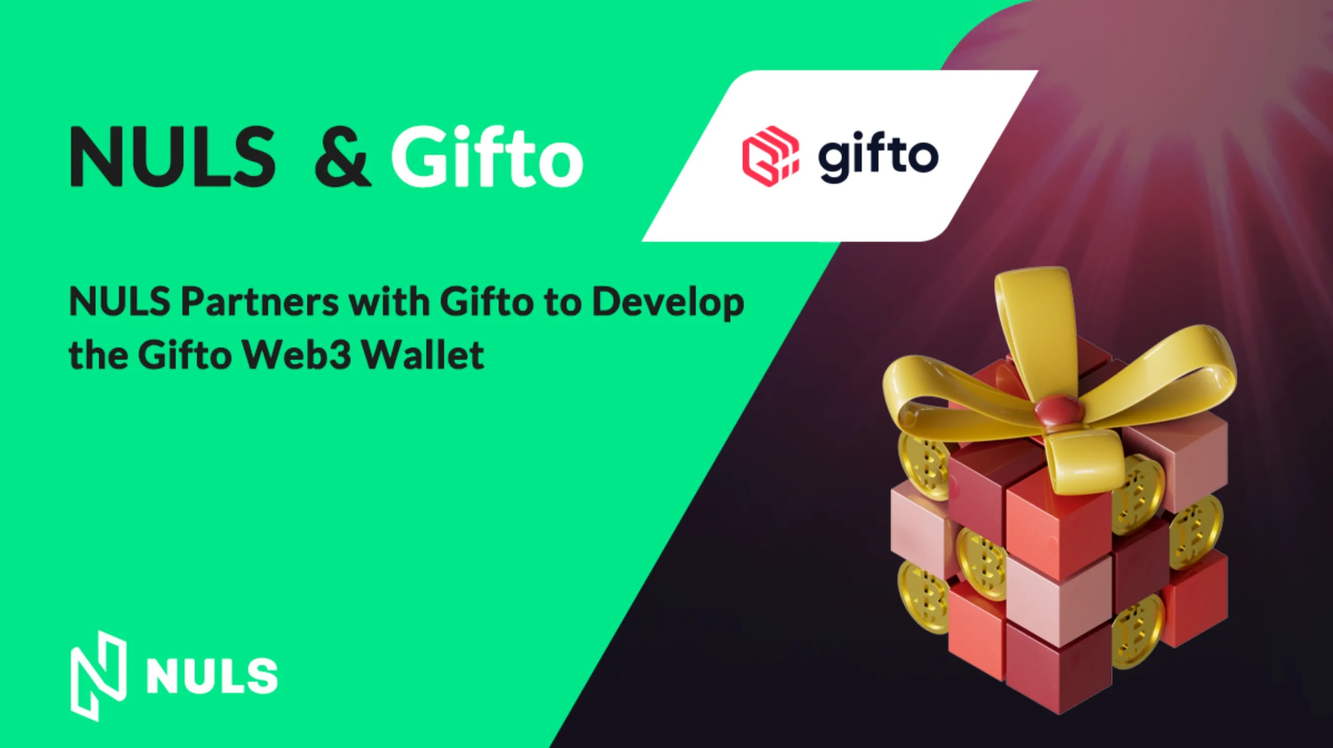 NULS Partners with GIFTO to Develop the Gifto Web3 Wallet