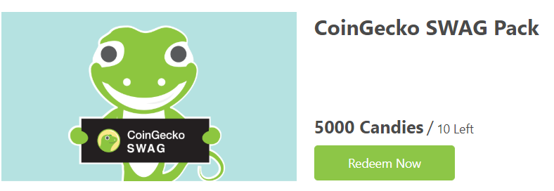Finally CoinGeko brings SWAG back for Rewards and I cant afford