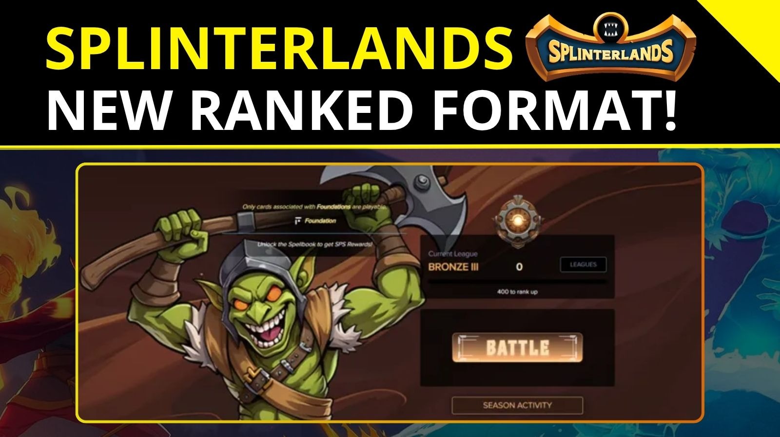 Splinterlands 🐉| New Format is Coming? Frontier X Academy!