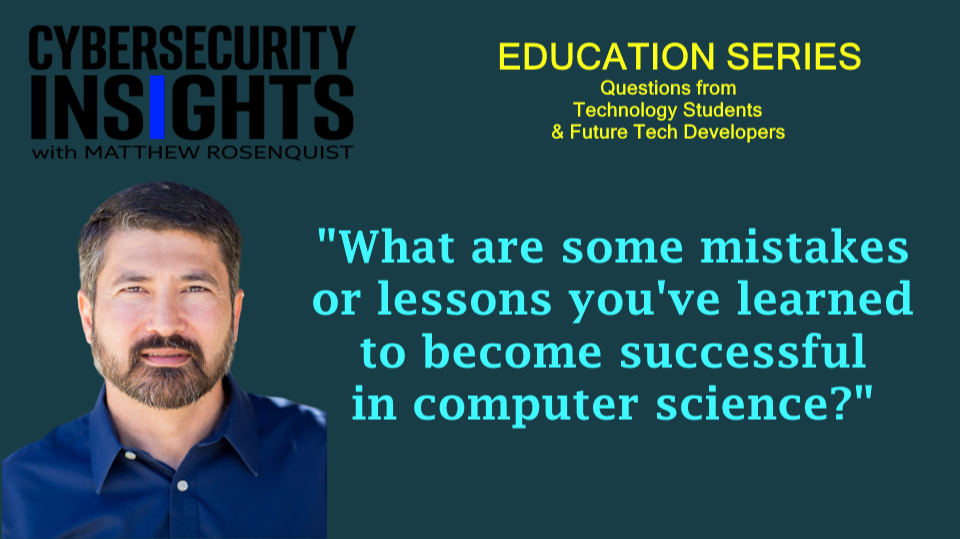 TechEd Series #3 - Lessons You’ve Learned to Become Successful in ...