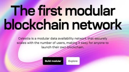 Celestia The First Modular Blockchain Network