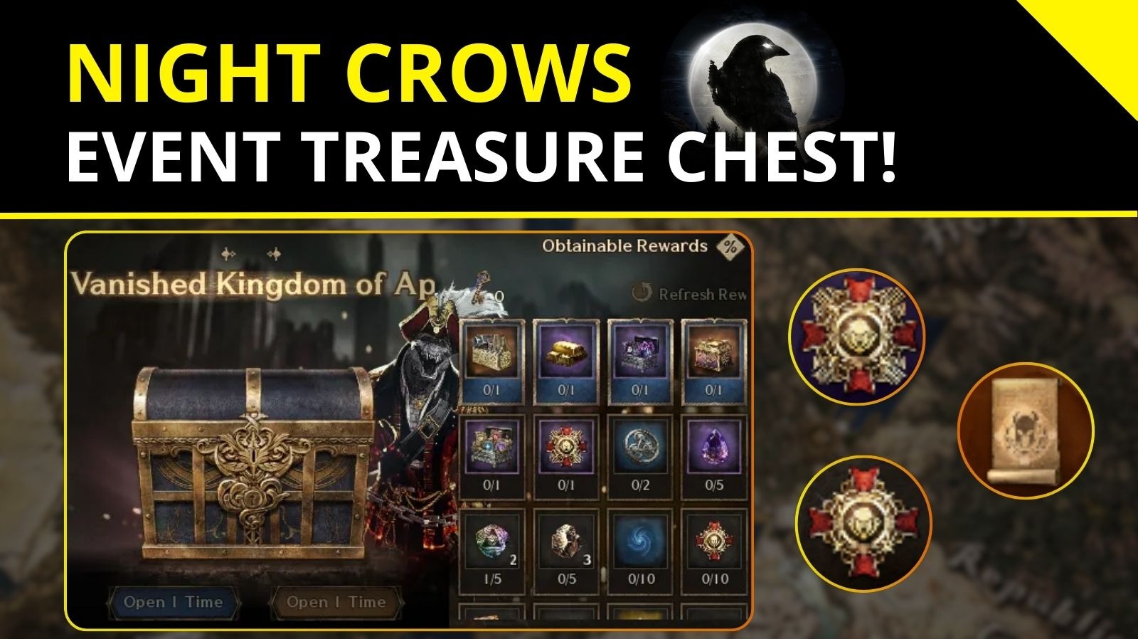 Night Crows 🌒| Treasure Chest Event - Amazing Rewards!