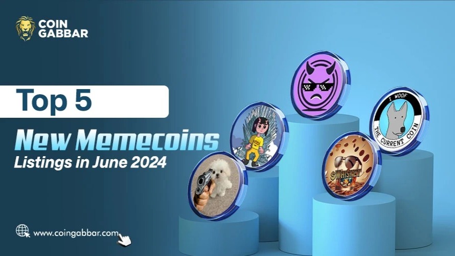 Top 5 Memecoins Listings in June 2024 (Part 3)