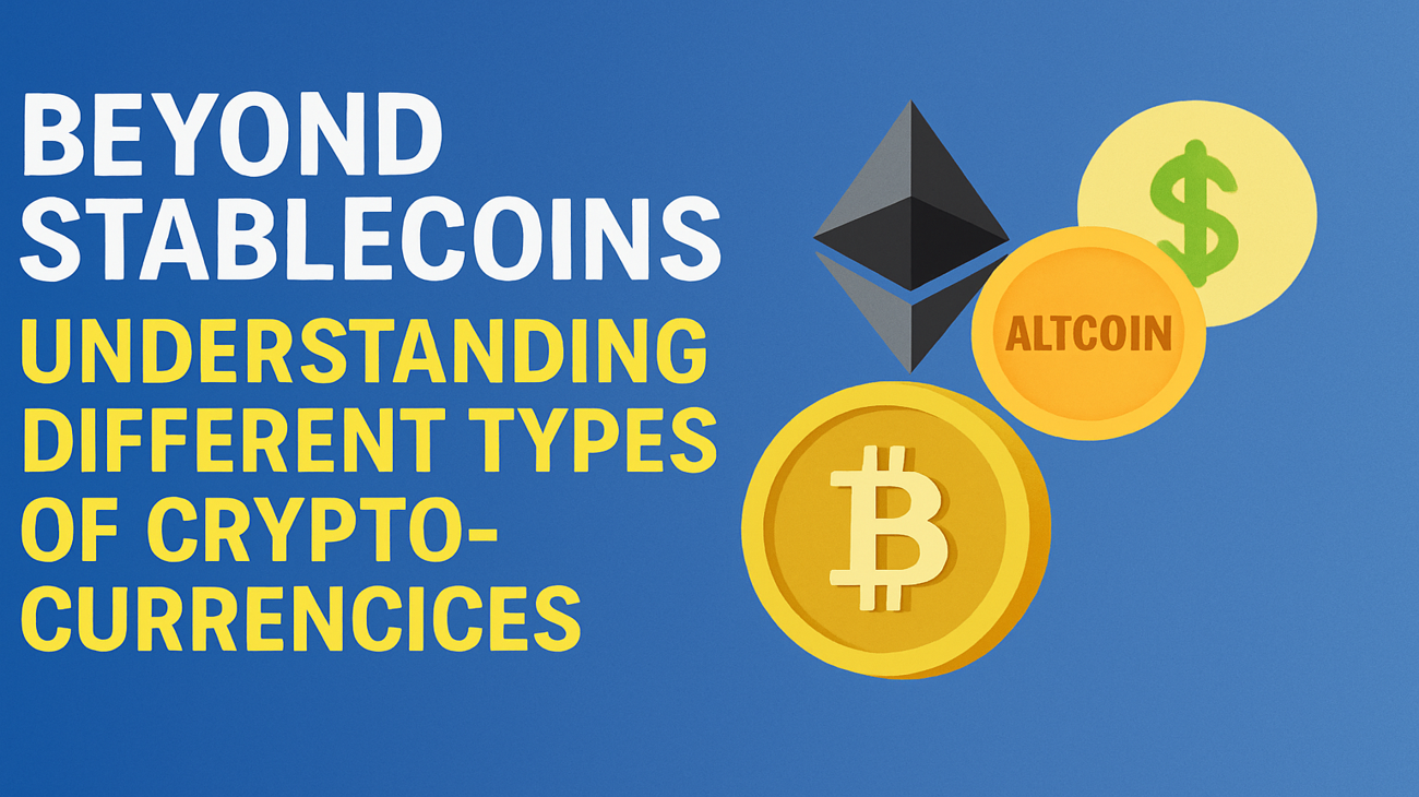 🪙 Beyond Stablecoins: Understanding Different Types of Cryptocurrencies (Bitcoin, Altcoins ...