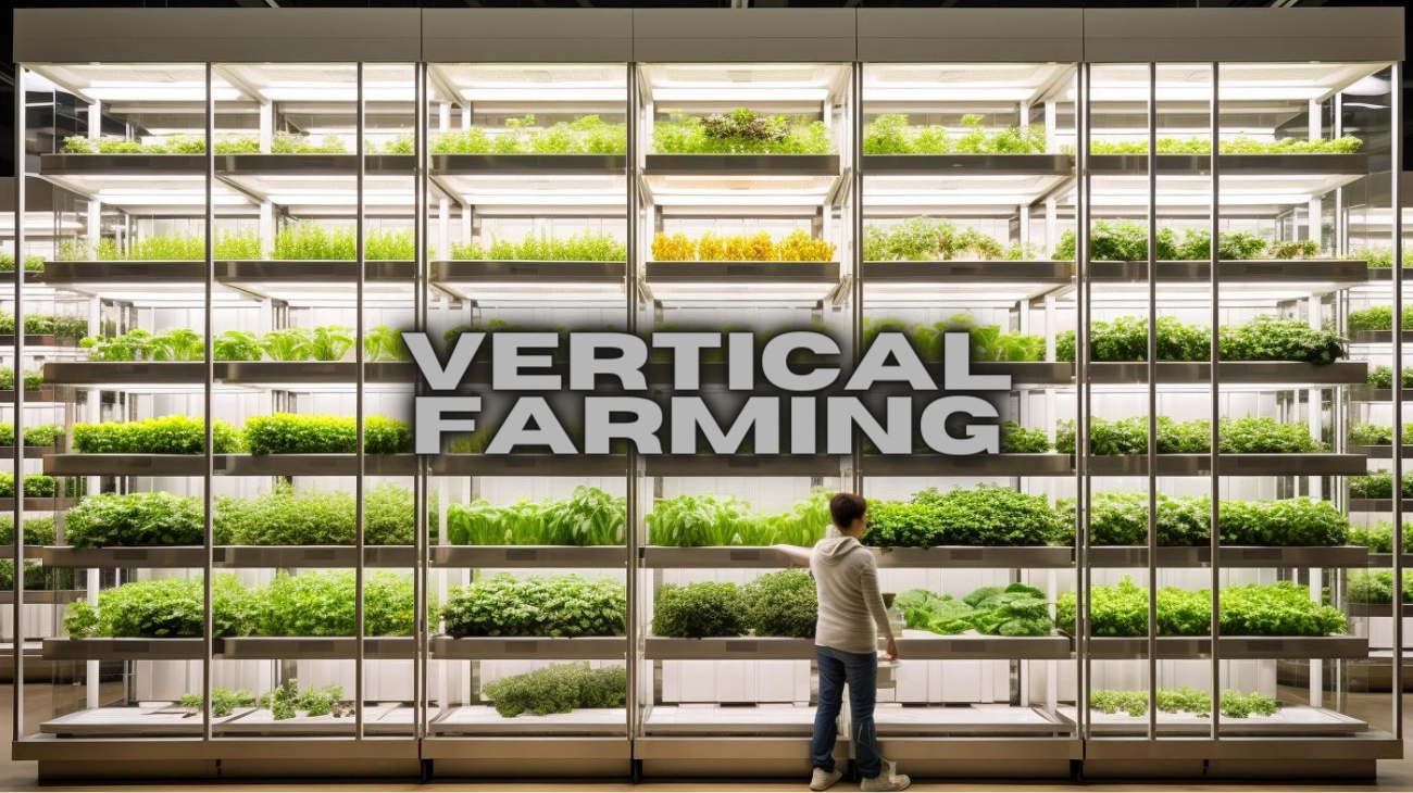 Vertical Farming: Growing More with Less Space.