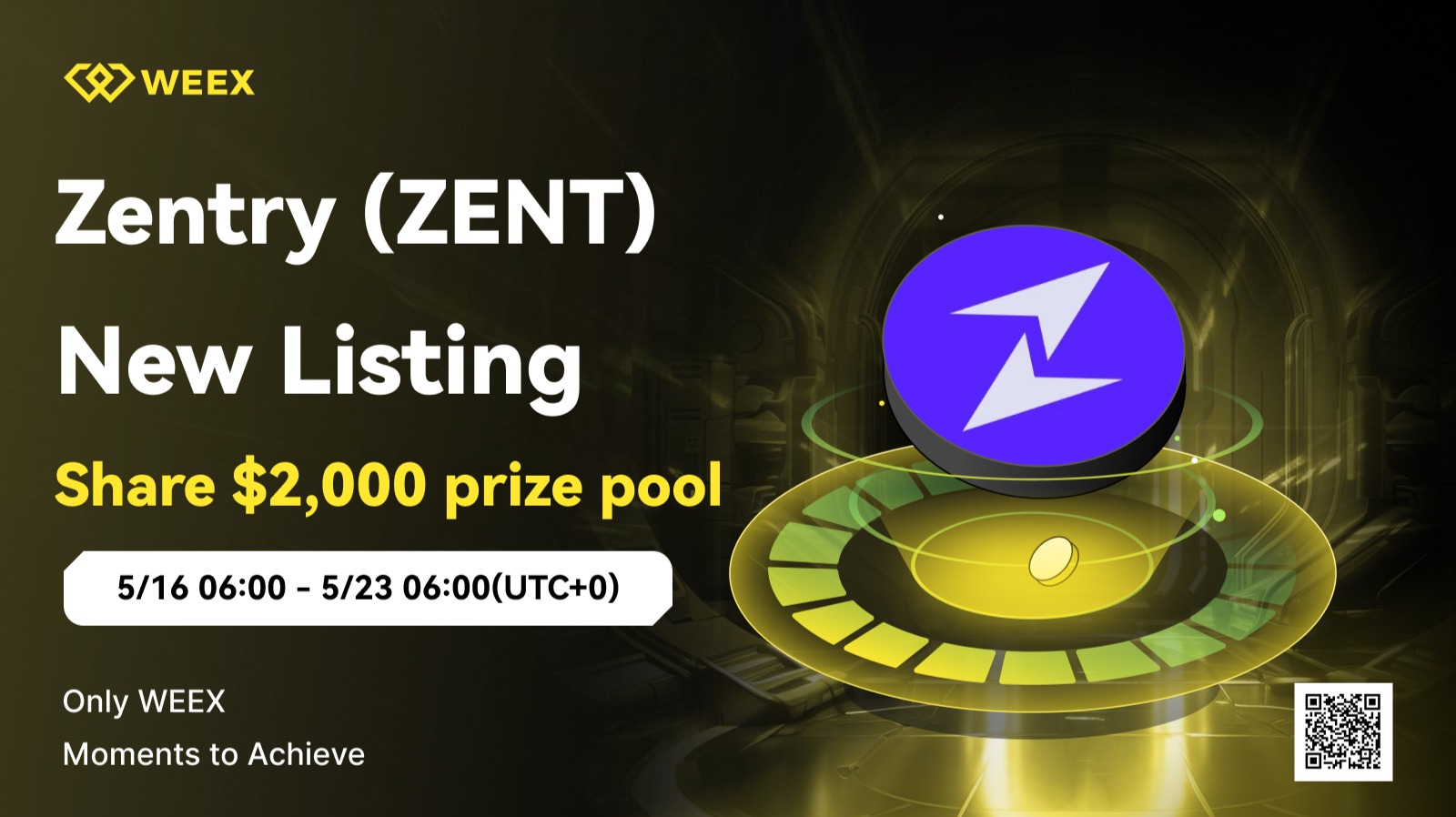 New WEEX Listing: ZENT/USDT — Win Your Share of the 2,000 USDT Prize Pool!
