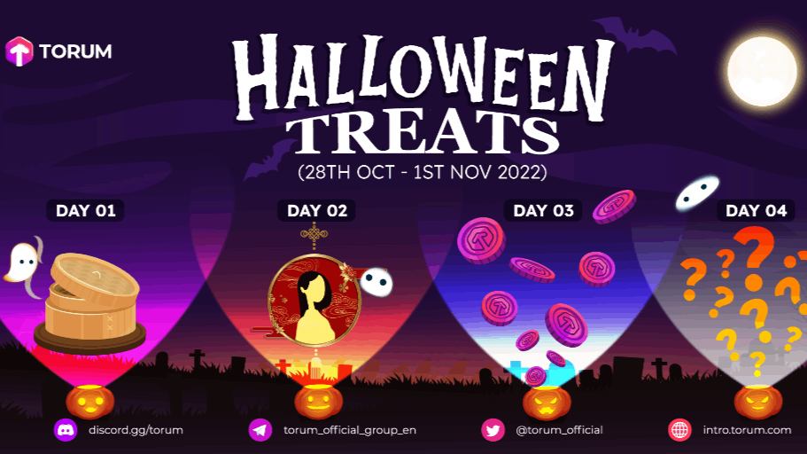 Torum Halloween Treats: NFTs, $XTM and POAP to be won!