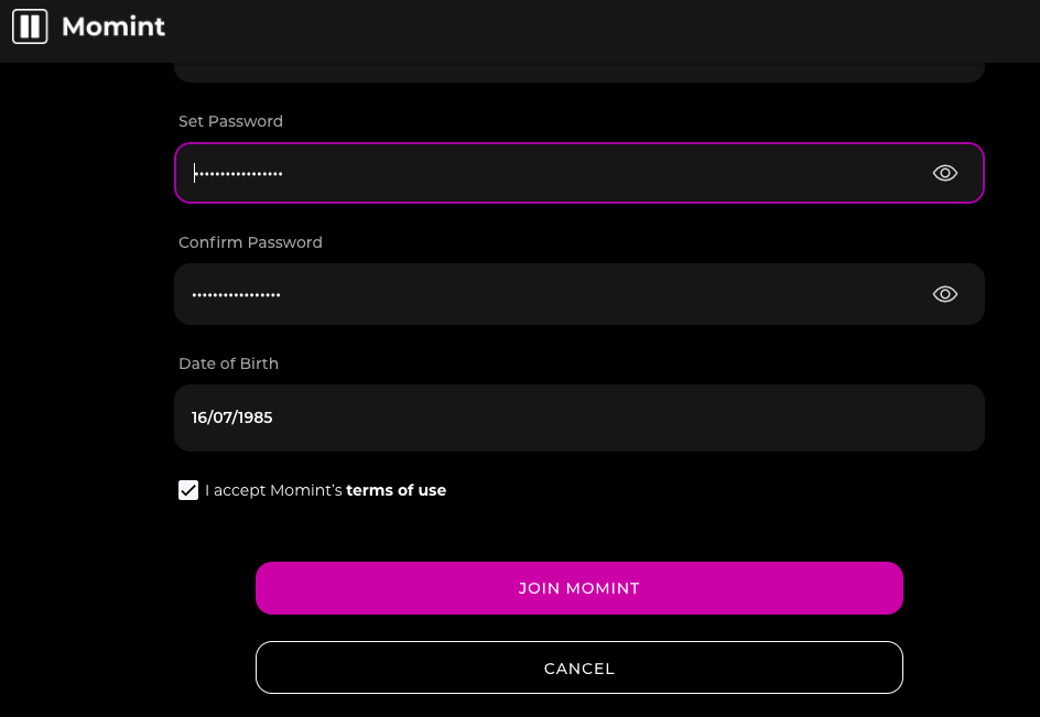Momint Social Media NFT Marketplace Review