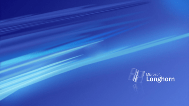 Recordando a Windows Longhorn