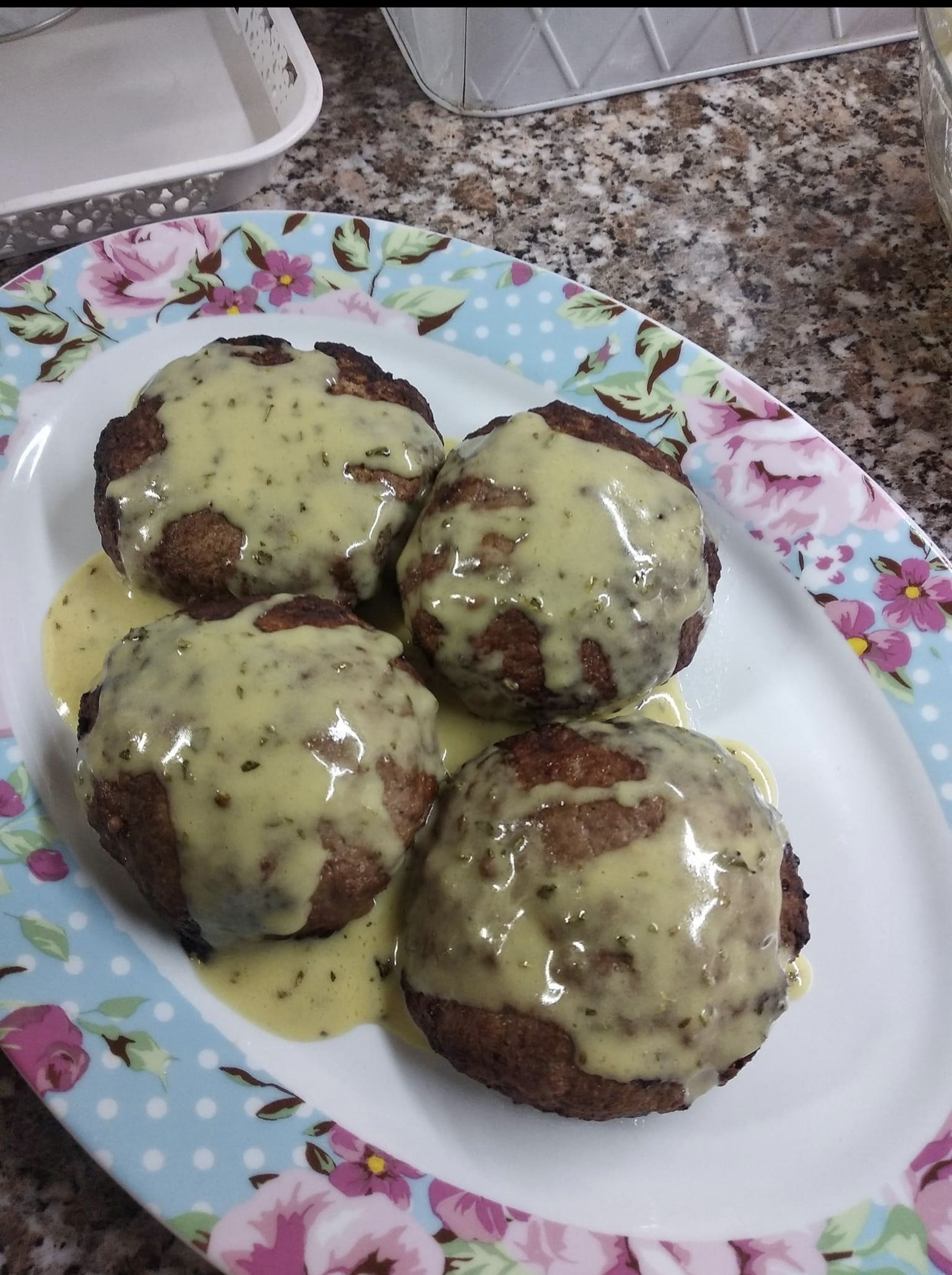 Foodbook #1123 mustard meatballs