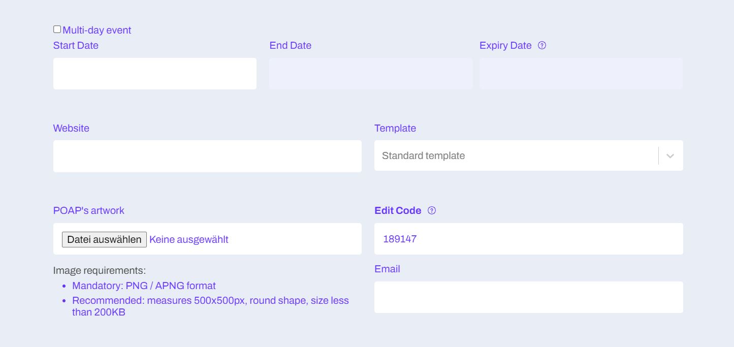 How to create a POAP for your own event
