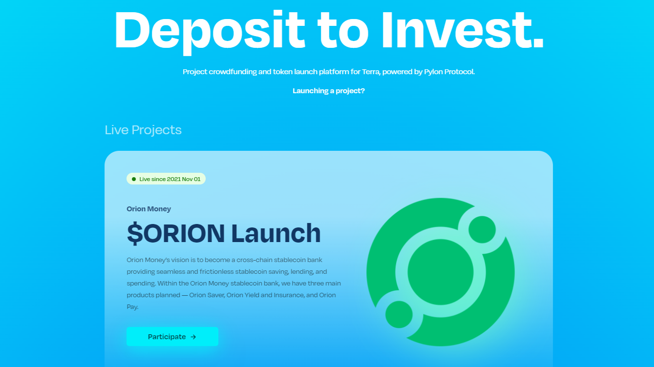 Pylon Gateway launches $ ORION, the new savings and payment platform ...