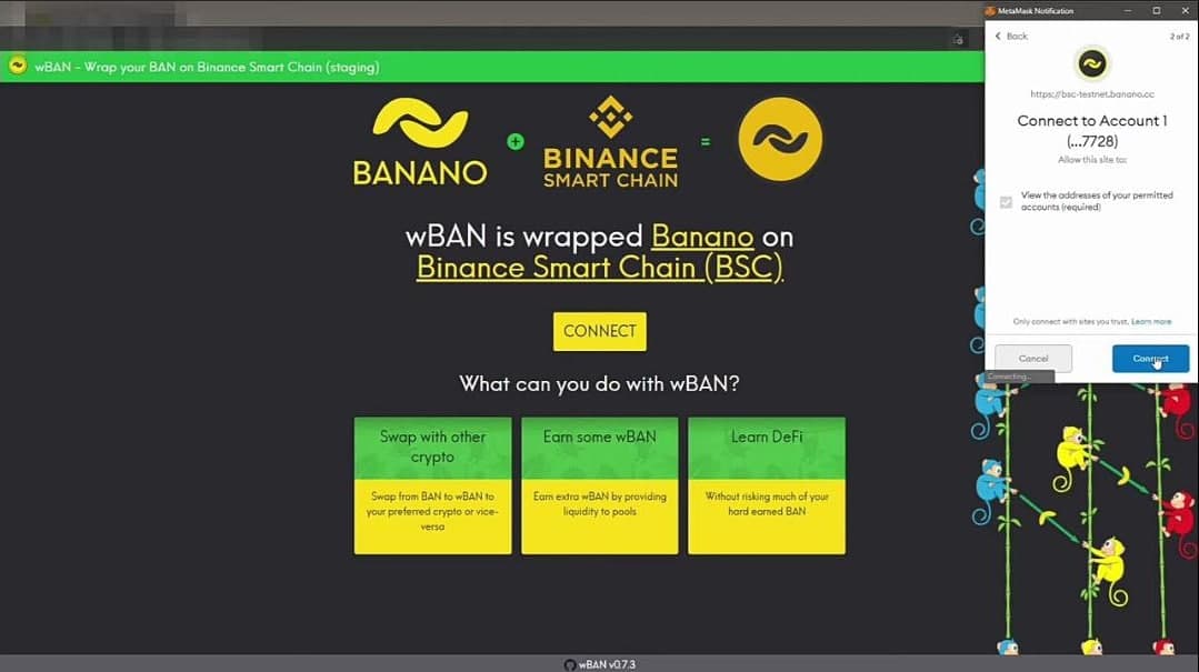 Wrapped Banano - Como cambiar BAN por wBAN y viceversa