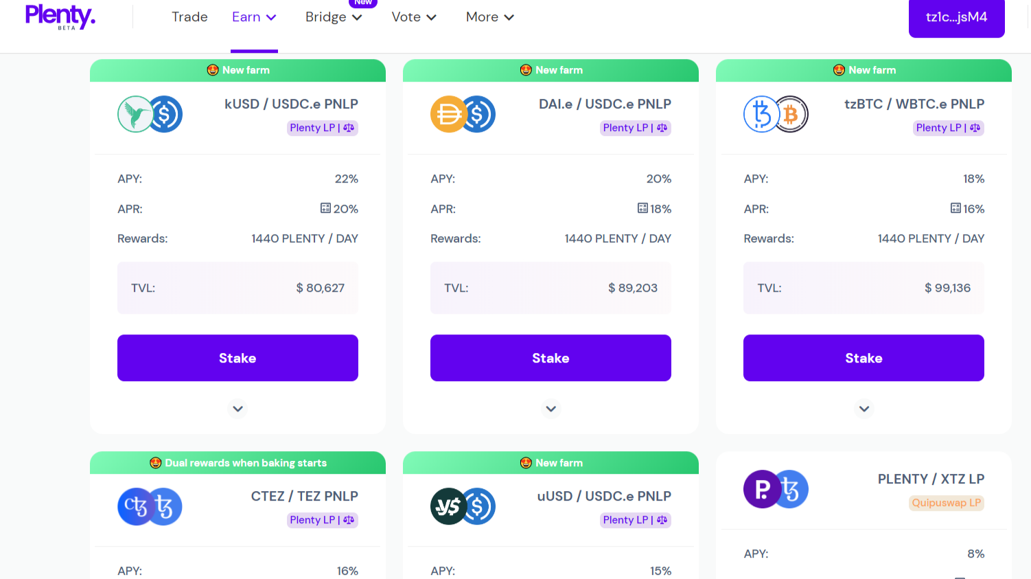 How to Dabble in Tezos Defi Using PlentDefi - A How to Guide