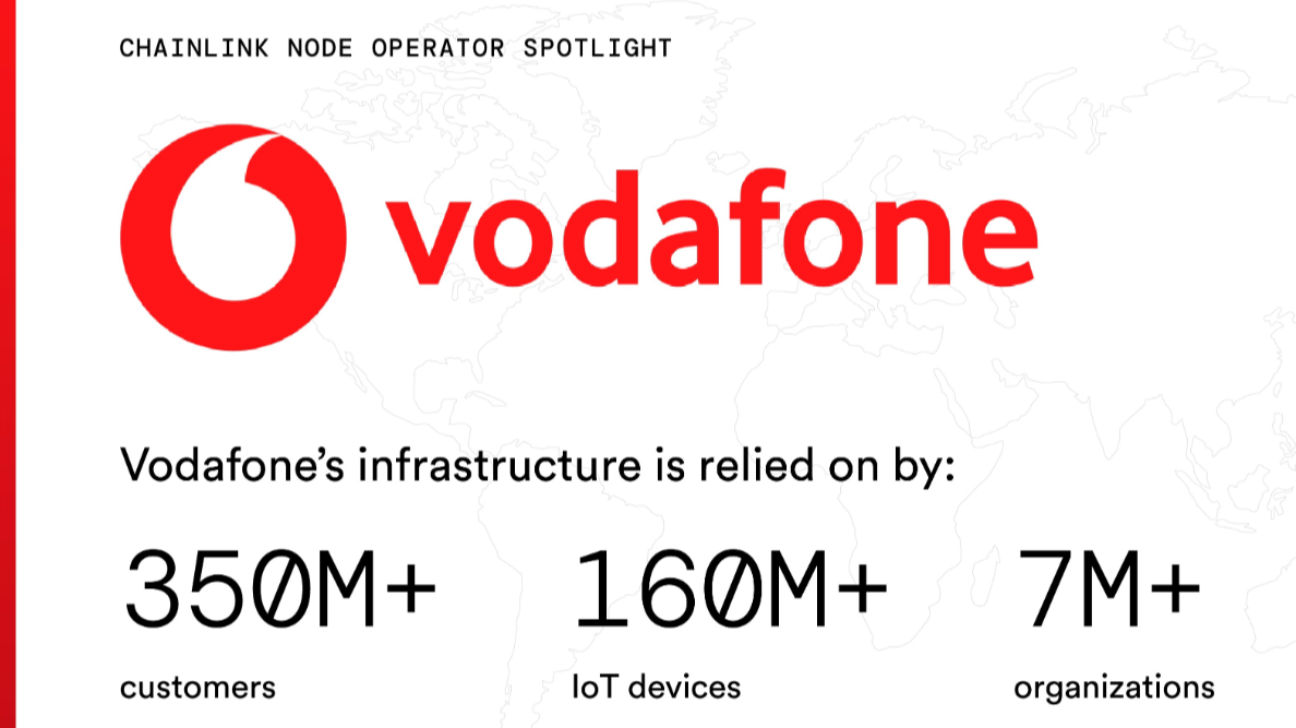 Vodafone becomes Node Operator for ChainLink