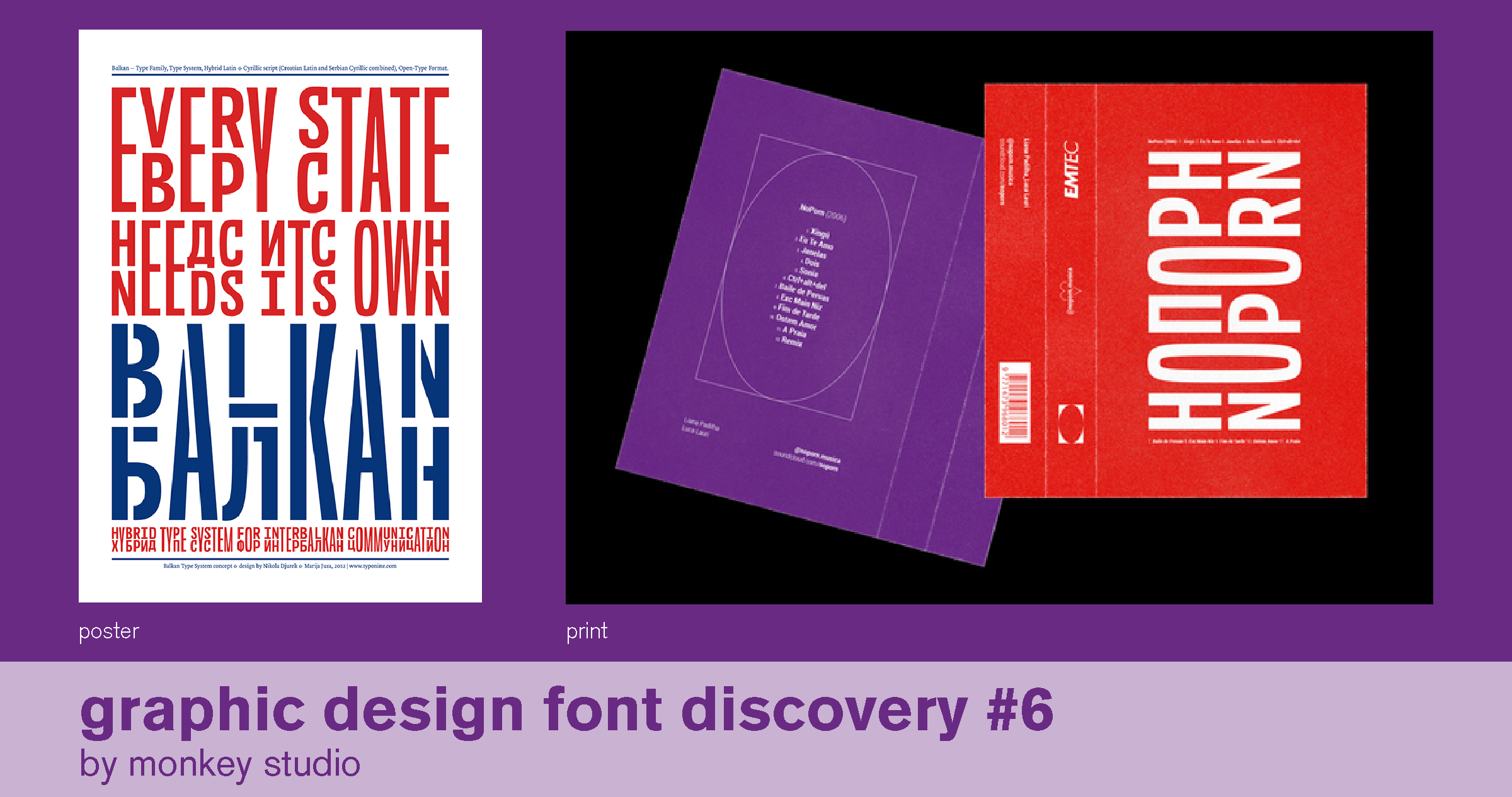 Balkan Sans - Graphic Design Font discovery #6