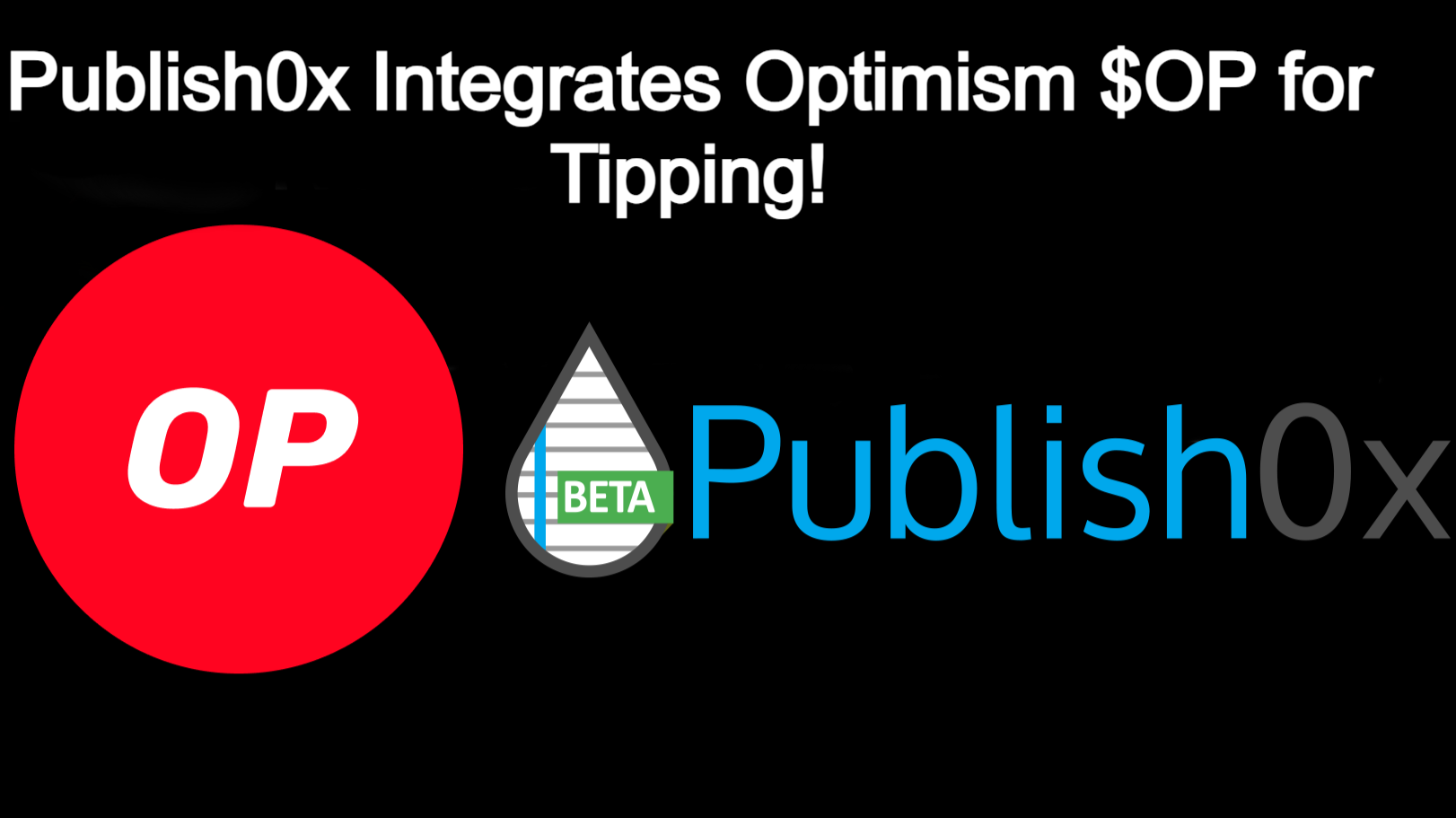 Optimism Network $OP Token Integrated for Tipping on #Publish0x!