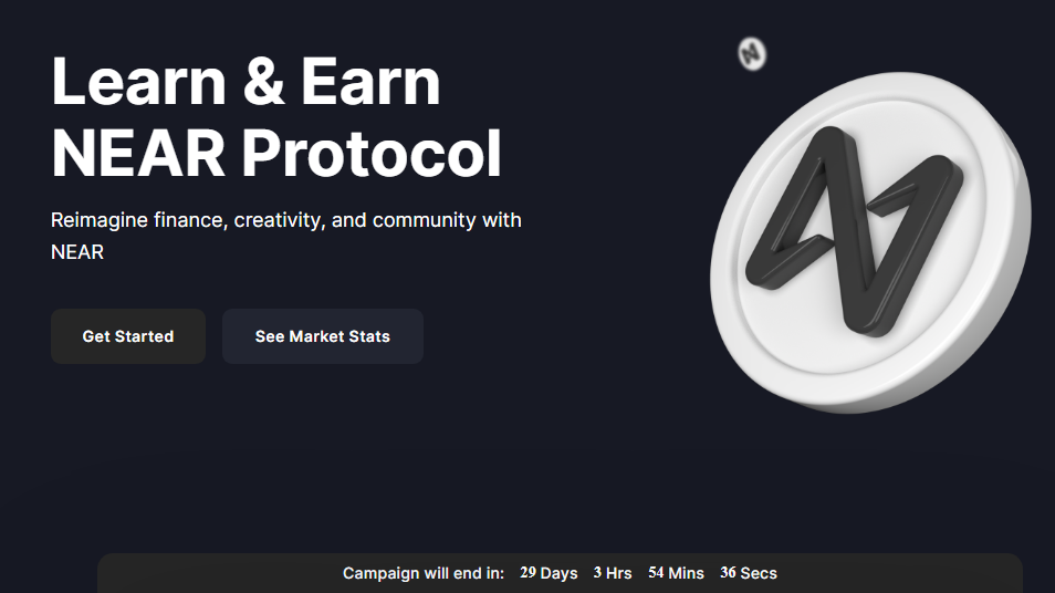 Near Protocol up to $10 reward - CoinMarketCap Learn & Earn Answers