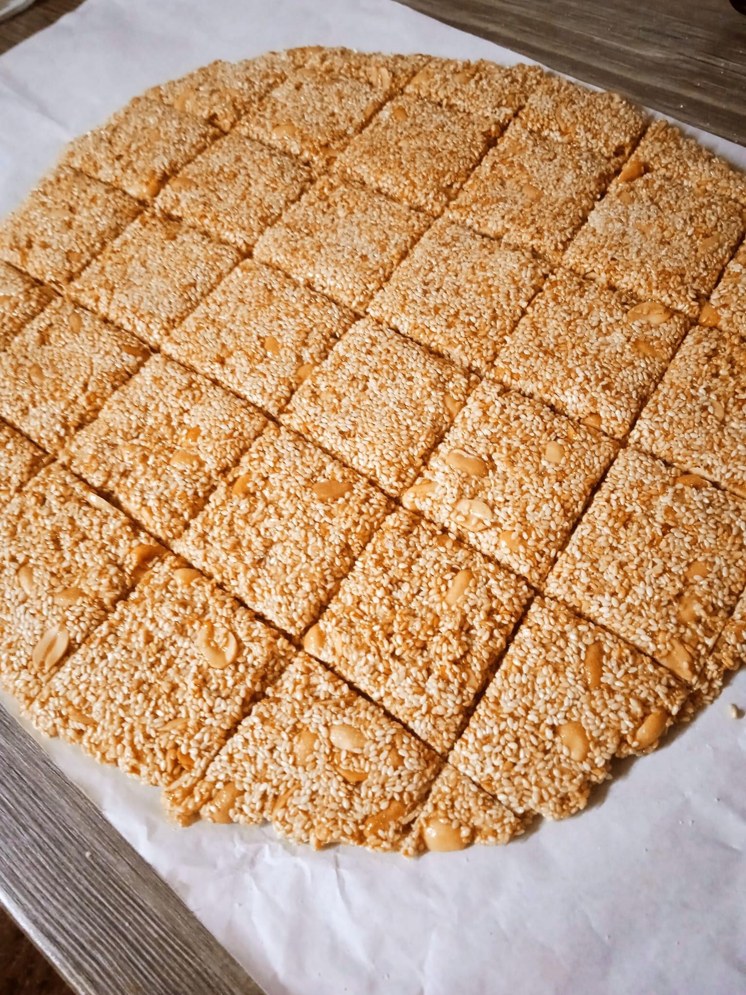 Foodbook #888 Greek honey sesame bars - Pasteli