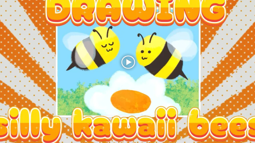 Drawing Silly Kawaii Bees