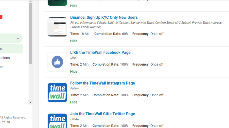 Timewall to Publish0X