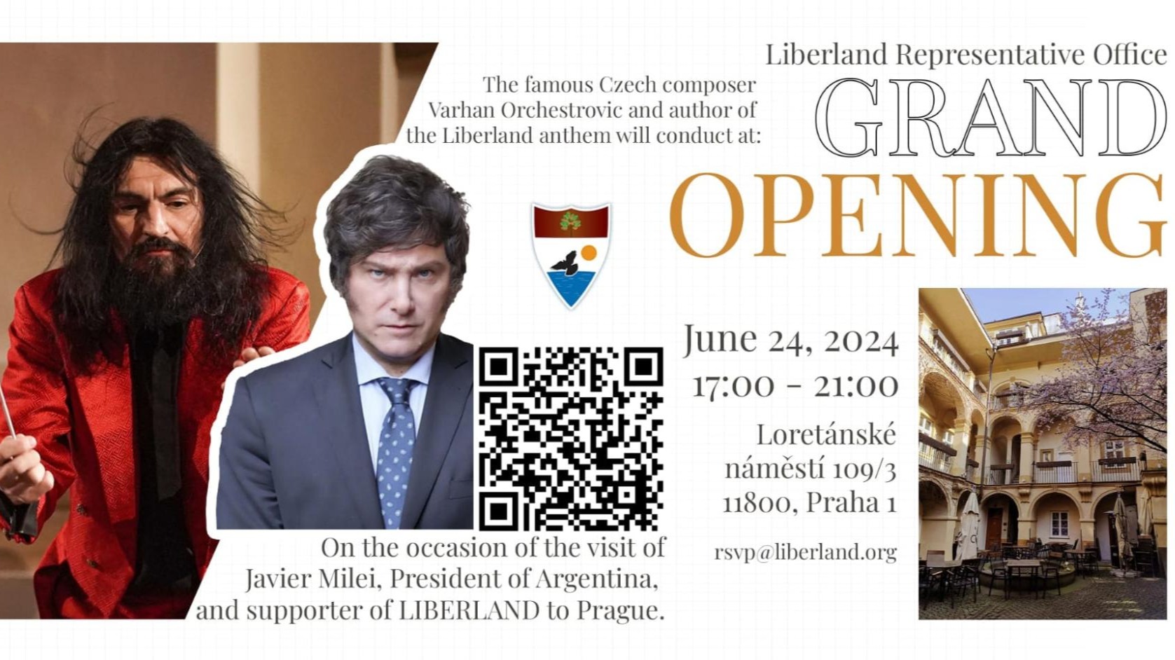 Grand Opening of Liberland’s New Office in Prague