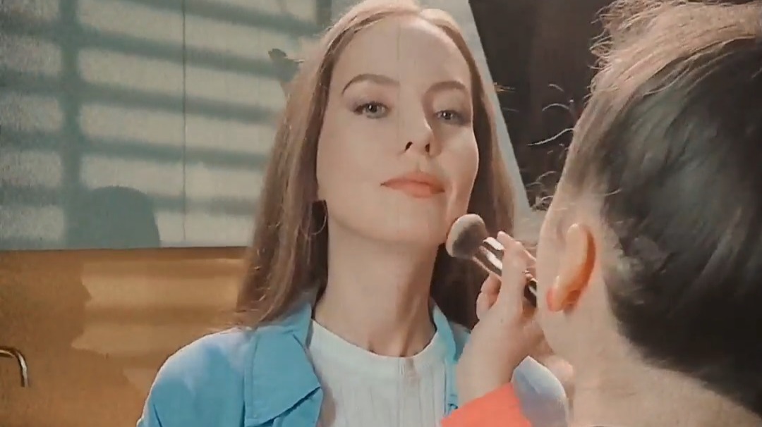 Backstage from the filming of ads