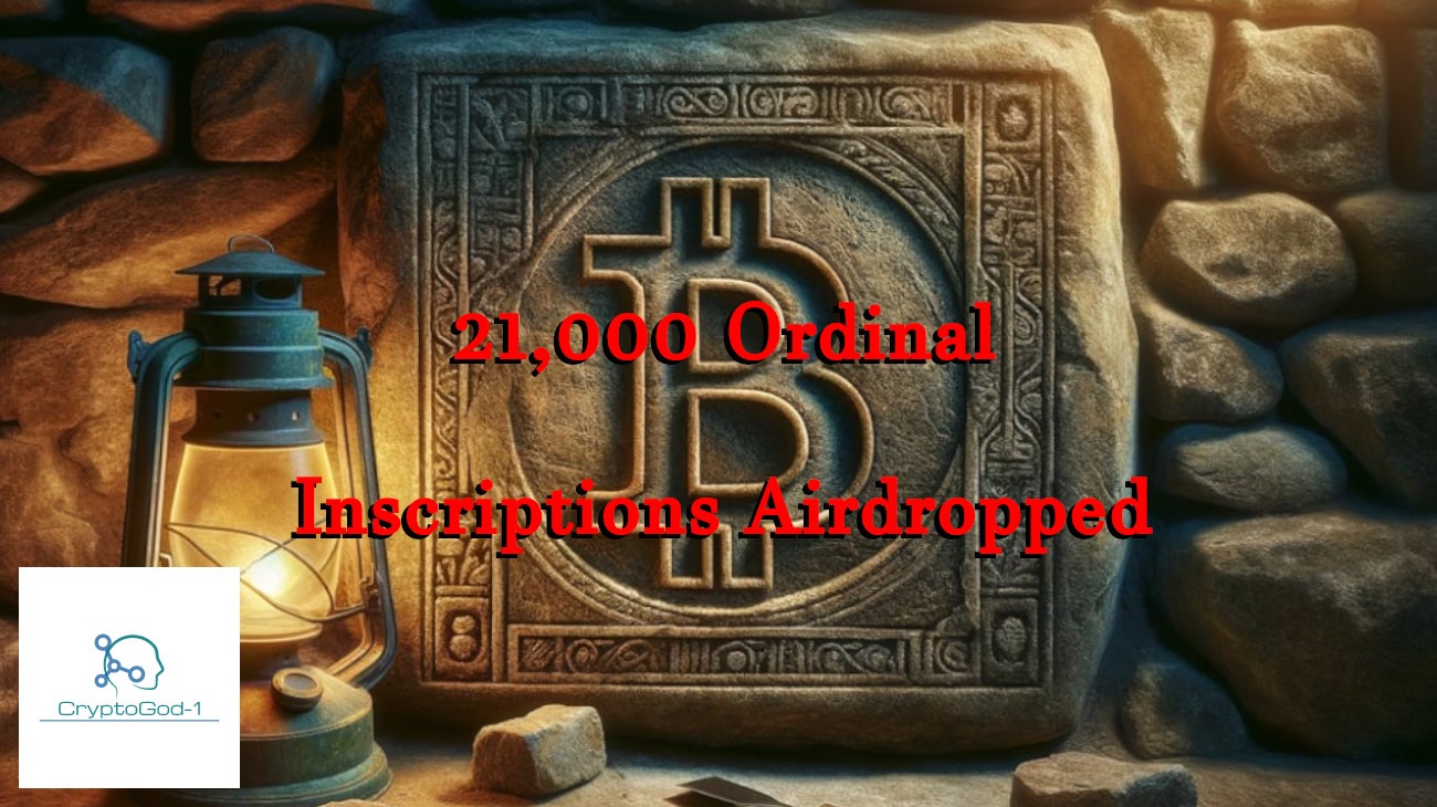 21,000 Ordinal Inscriptions Airdropped