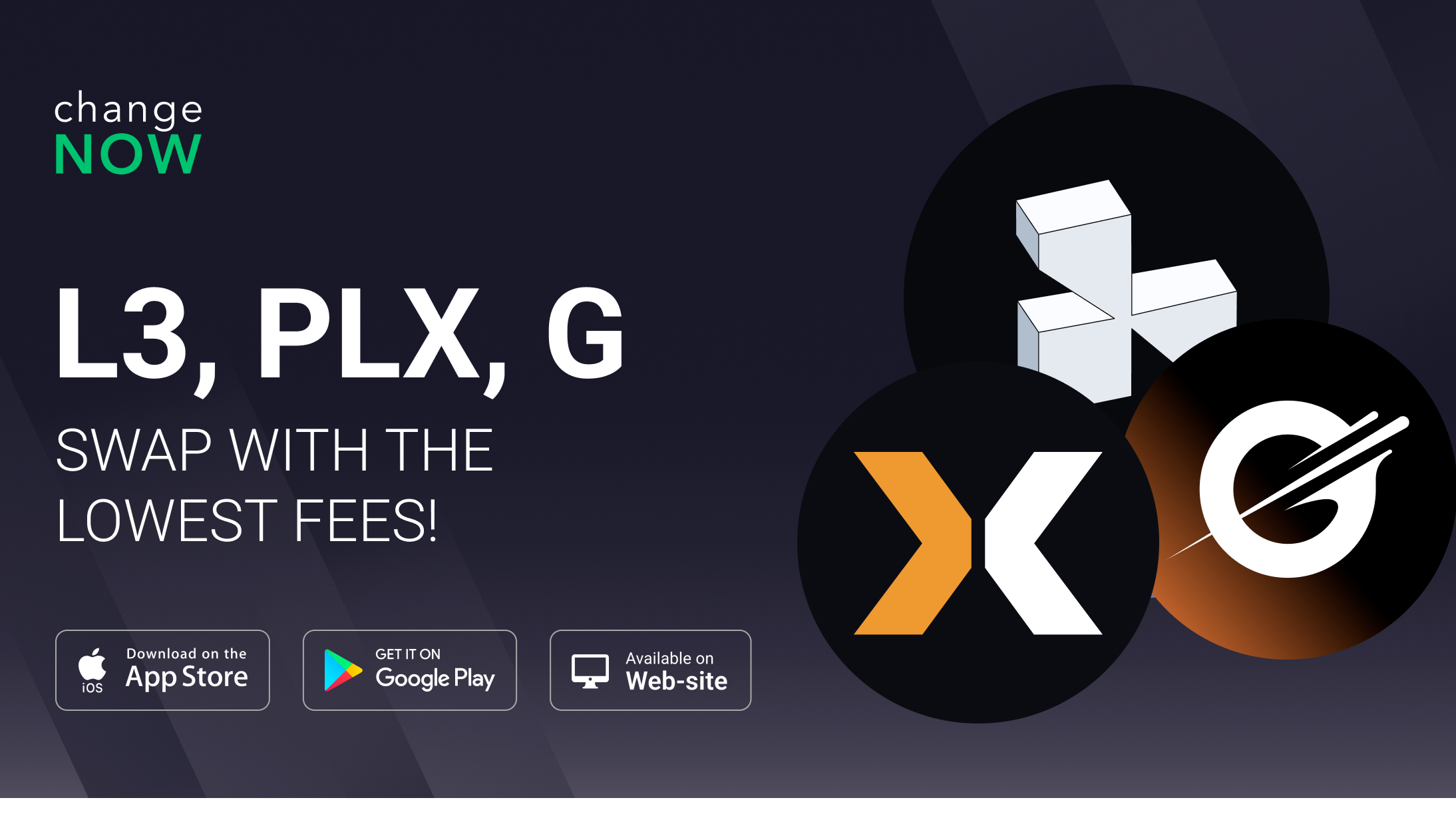 Layer3, Gravity and Pullix — Welcome new tokens at ChangeNOW!