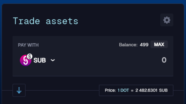 First Payout : Converted SUB token to Polkadot