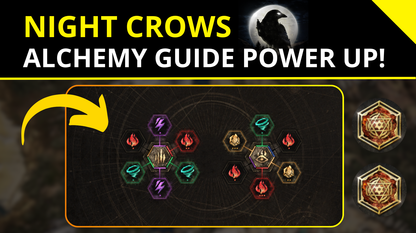 Night Crows 🌒| Alchemy Guide & Tips to Power UP! [EN/PT]