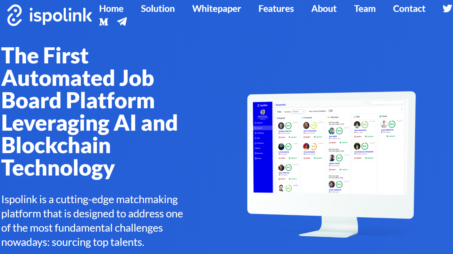 🔥 Ispolink (ISP) , The First Automated Job Board Platform Leveraging AI and Blockchain ...