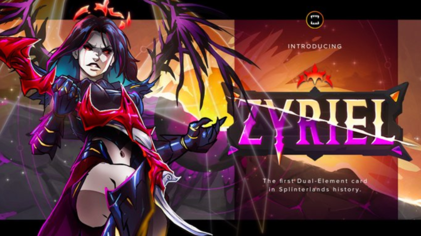 Splinterlands gets Dual Element Card- Zyriel!