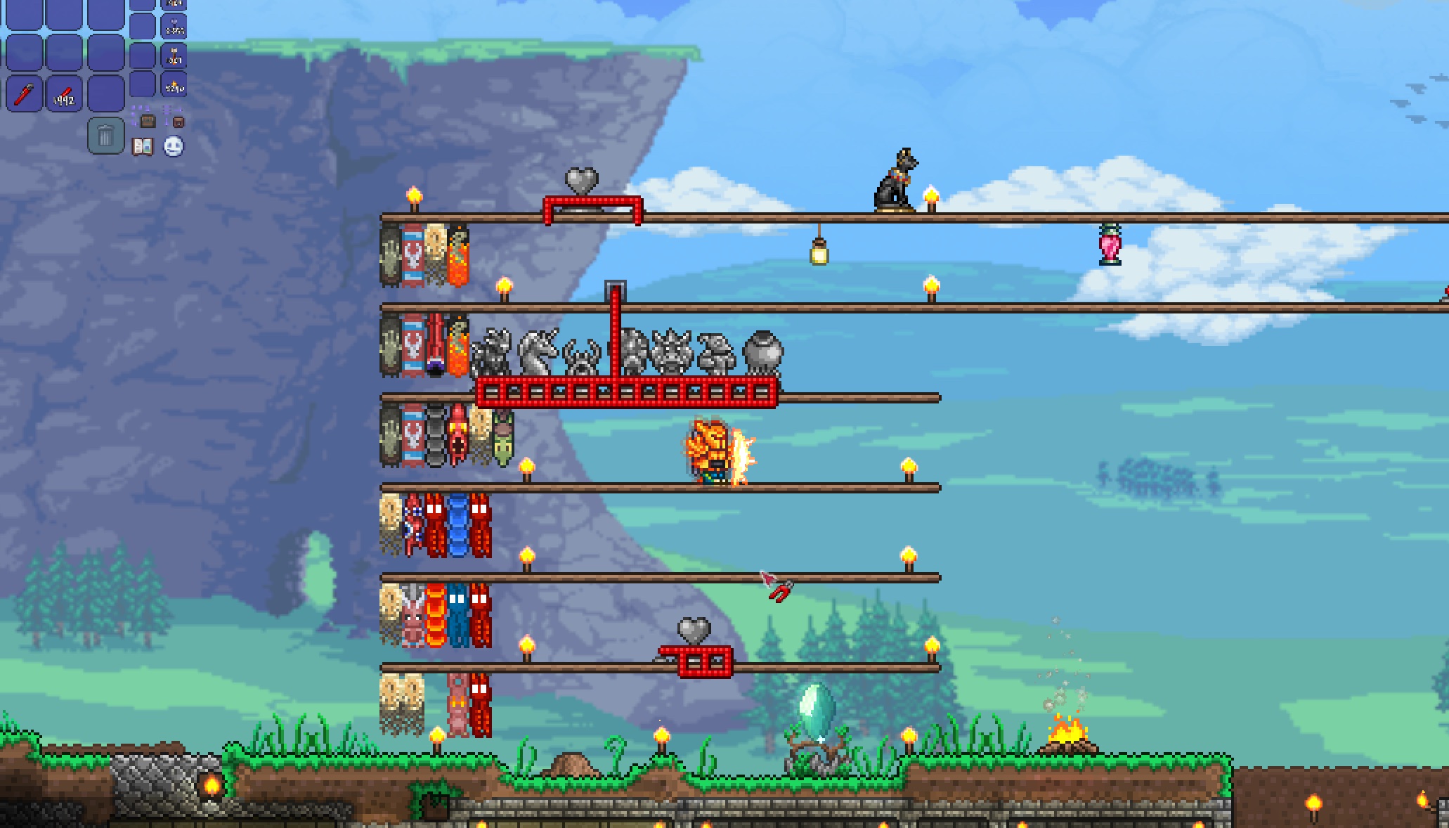 S01P07: The Evolution of my Terraria Boss Arenas: A retrospective look ...