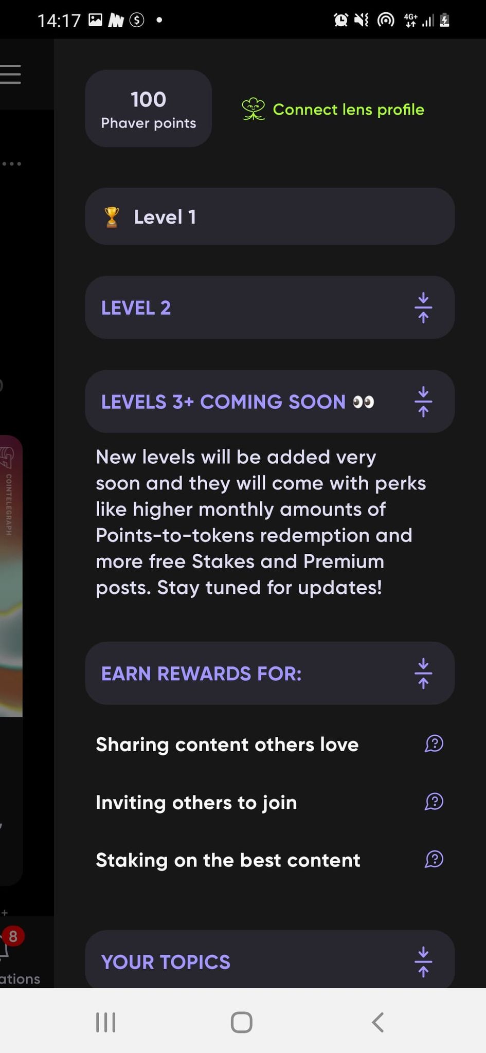 Phaver app (Beta), Share-to-Earn Decentralized Social Platform, A Part ...