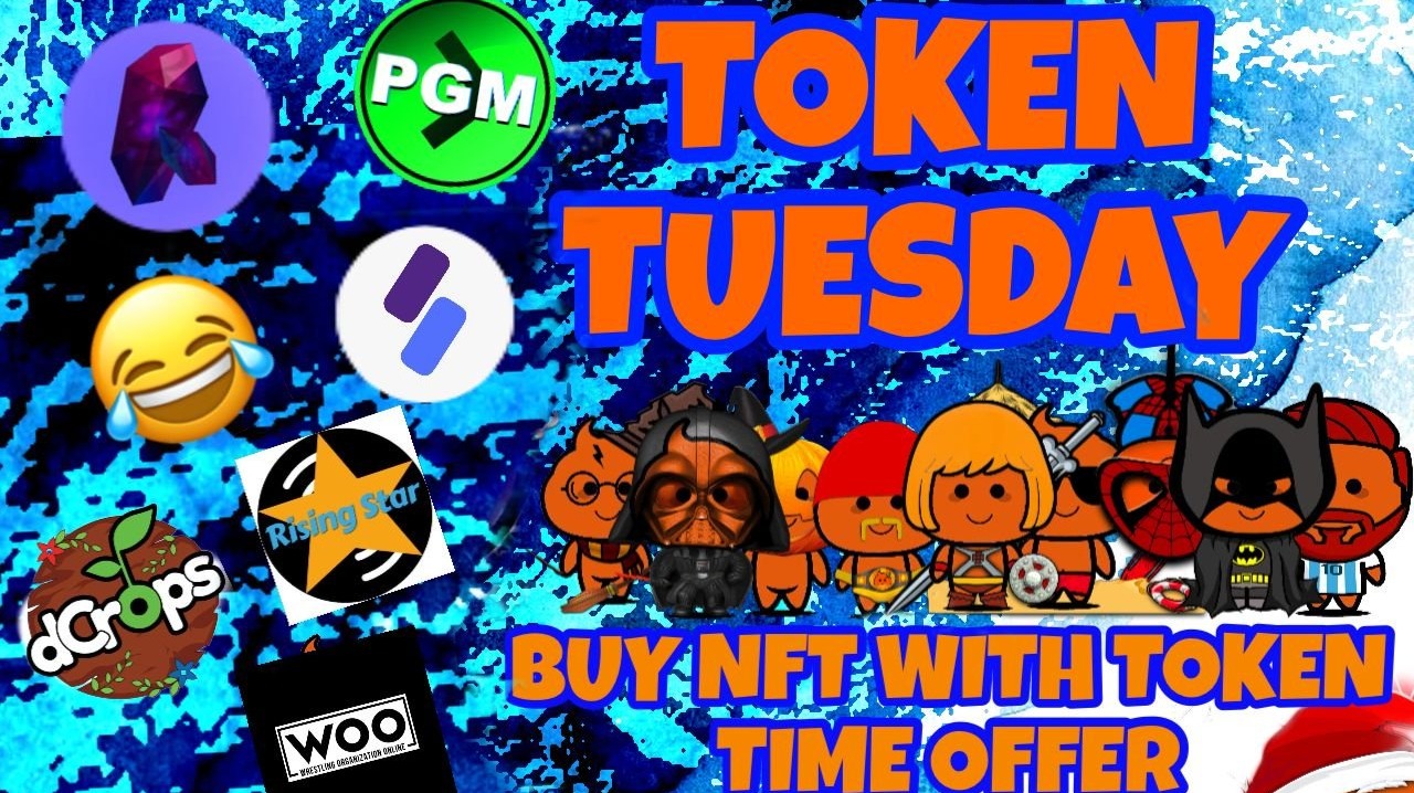 TUESDAY TOKEN (NFT for TOKEN DAY) (ENG/ITA) MARTEDI' TOKEN ( NFT per ...