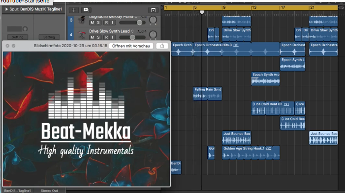 Logic pro x tutorials / How to make a beat with Appleloops