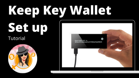 Keep Key Crypto Hardware Wallet Set Up