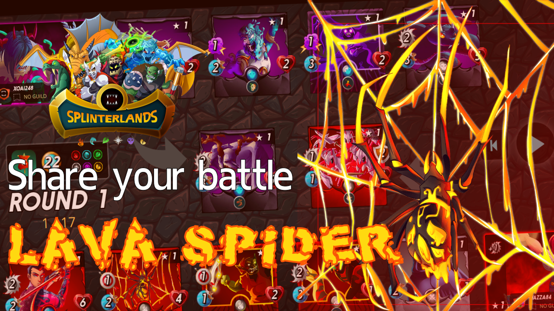 Splinterlands weekly challenge: Lava Spider